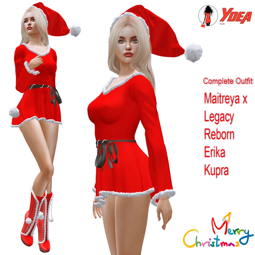 Second Life Marketplace Ydea Christmas Bells Outfit